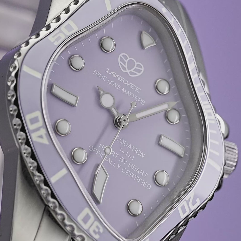 Laarvee PEA101-SLLC Lavender Unisex Automatic Watch